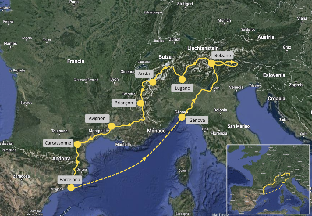 Ruta en moto Alpes y Dolomitas - El Circulo Travel